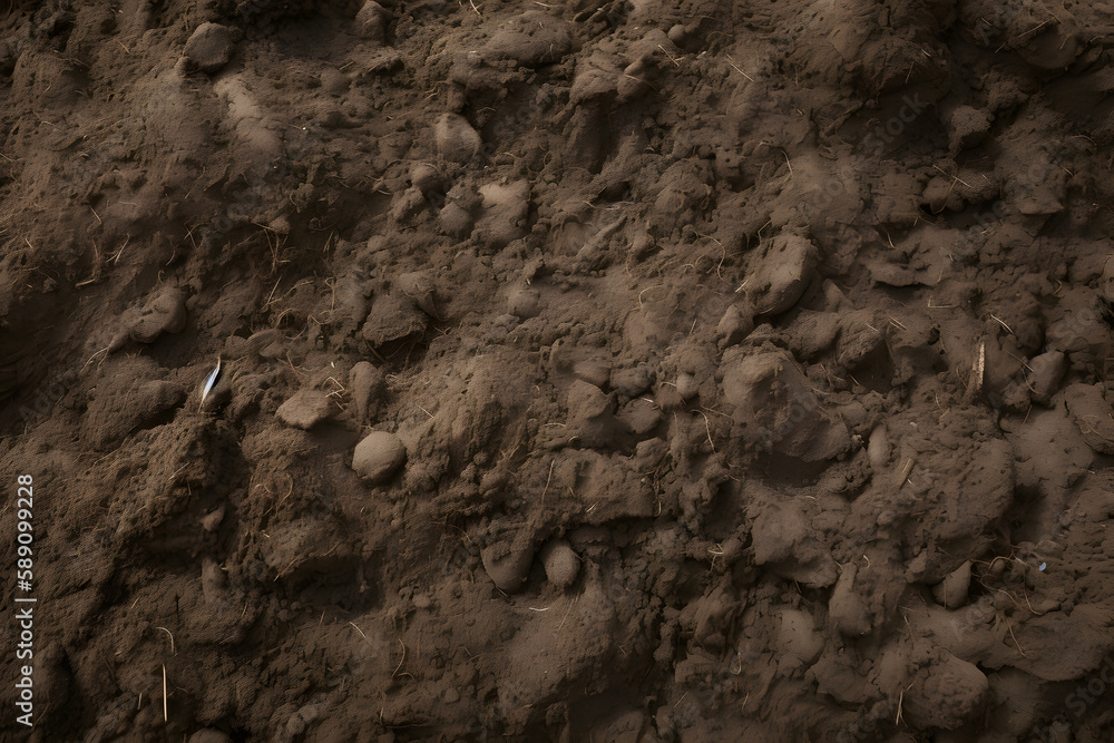 Soil Texture, made with generative AI ilustração do Stock | Adobe Stock