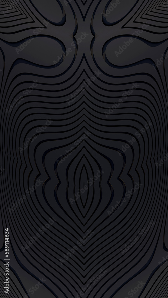 Black design for website, poster, brand identity, presentation template ...