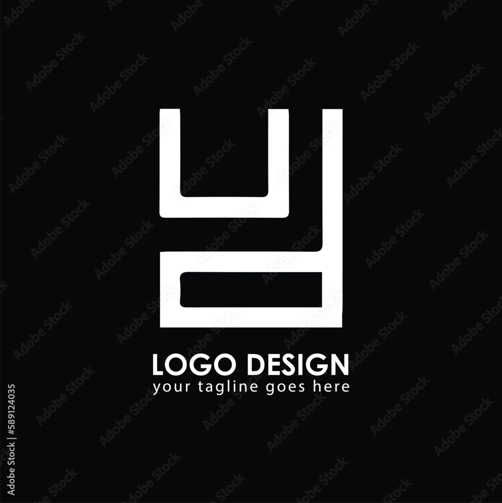 UD UD Logo Design, Creative Minimal Letter UD UD Monogram Stock Vector ...