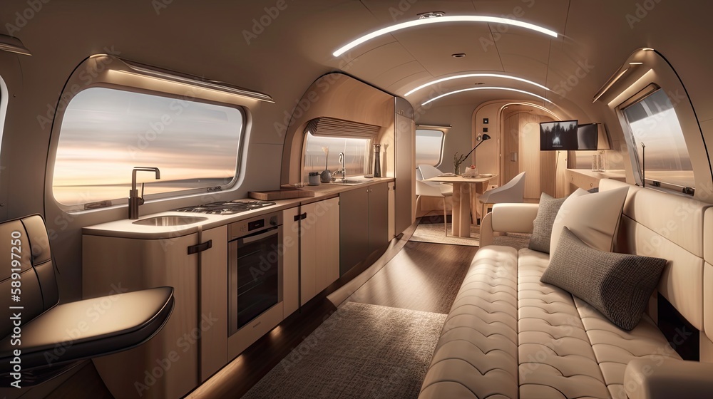 Motorhome design concept Stock Illustration | Adobe Stock