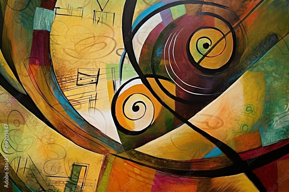 Musical Abstractions, image that evokes the emotion and complexity of ...