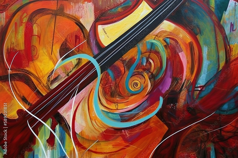 Musical Abstractions, image that evokes the emotion and complexity of ...