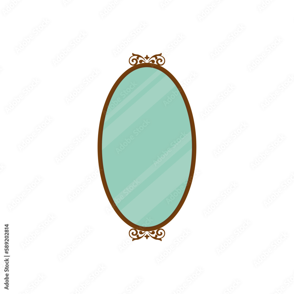 Ornate Mirror Vector