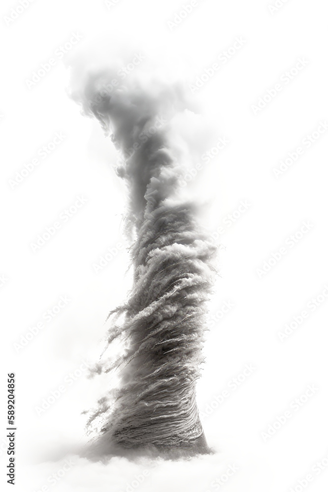 Photo & Art Print Realistic Tornado on Transparent Background, AI ...