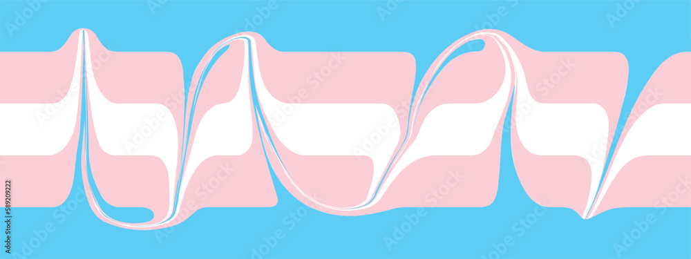 Transgender abstract vector background with light color palette ...