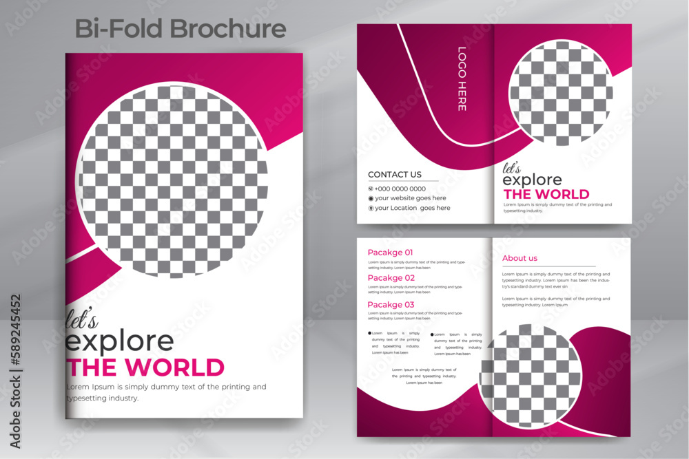 Travel Flyer Design Template, Tour Flyer, Tourism Color A4 Print Ready ...