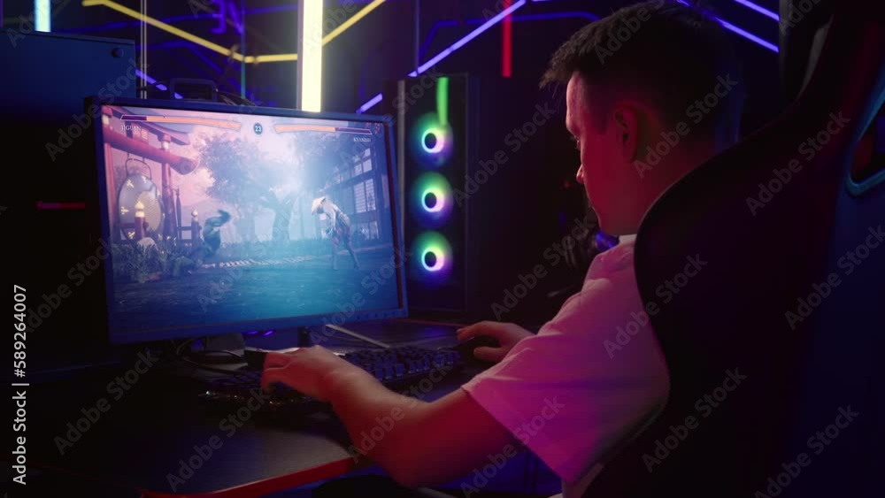 Vidéo Stock Using fictional fighters character in the new martial arts ...