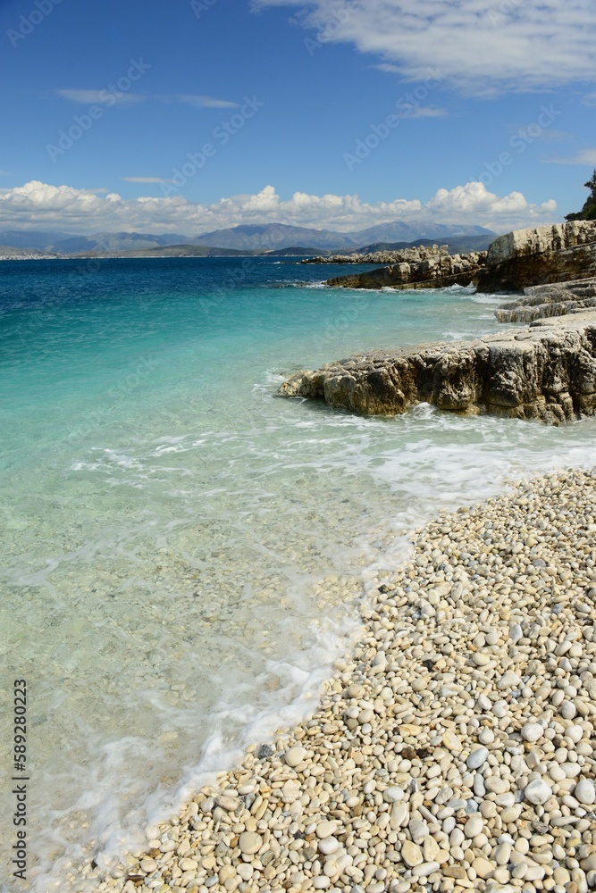 Kassiopi, Corfu island, Greece- The beautiful beaches in the North in ...
