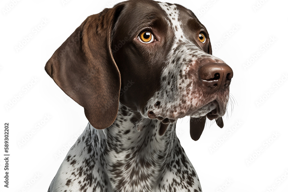 German Shorthaired Pointer White