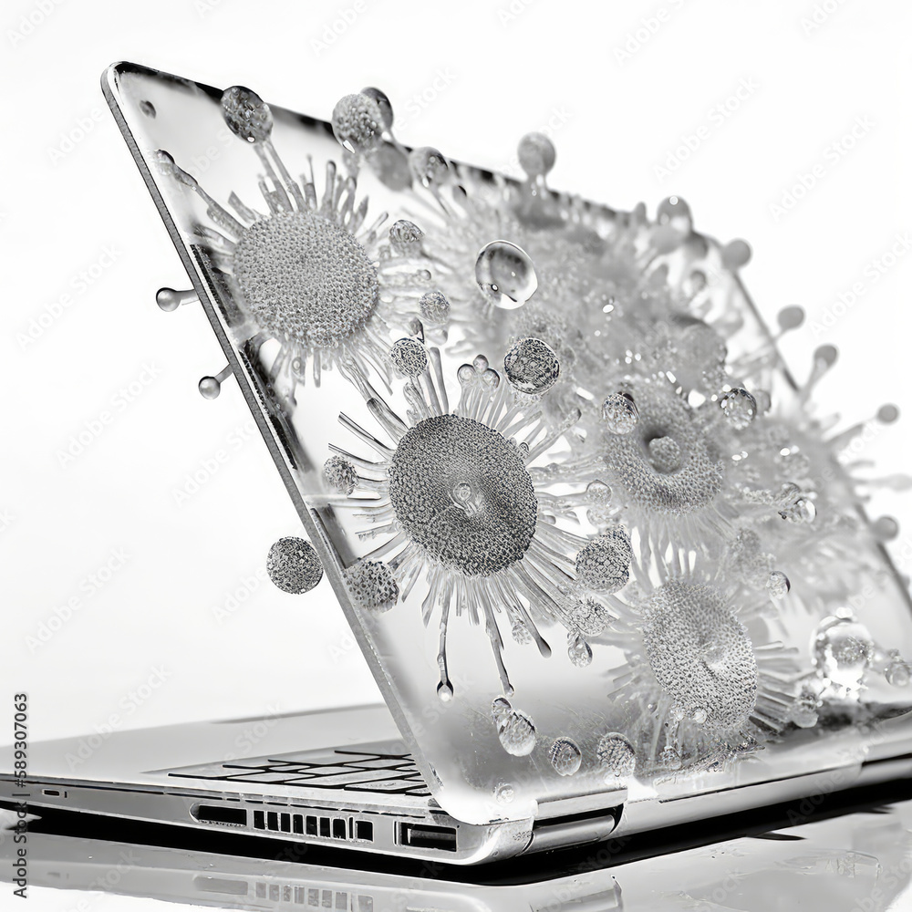 Invisible Menace. The Silent Virus Spread, created with Generative Al ...