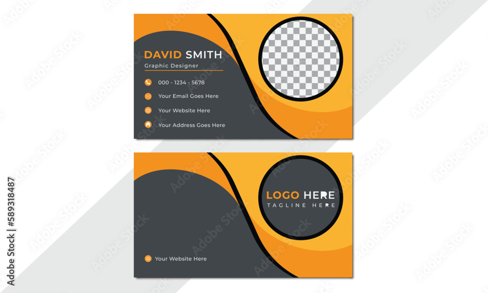 Business card, Visiting card, Template, Personal business card, Modern ...