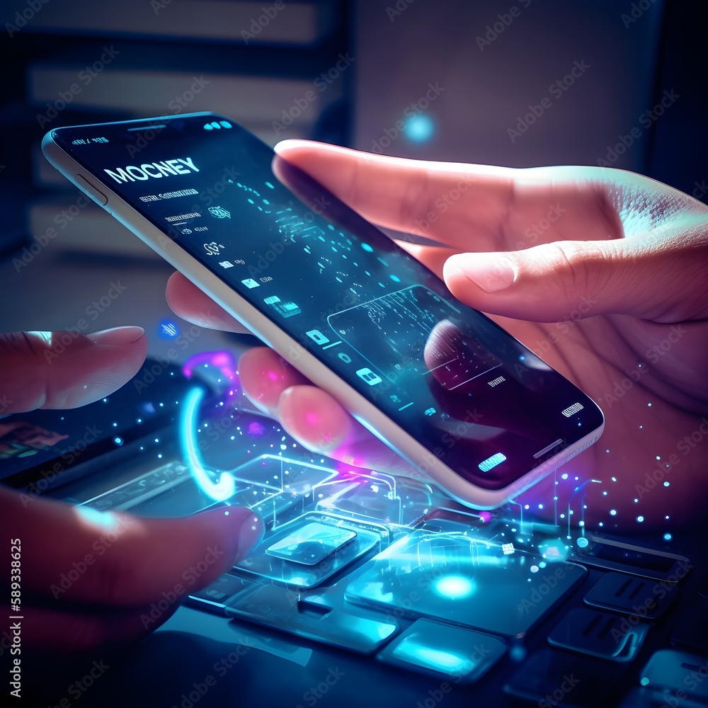 4k x 4k - This futuristic image showcases various technologies that are ...