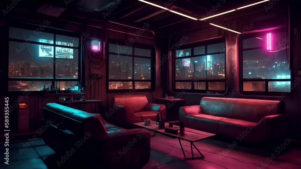 Vtuber Background, Animated Virtual Background, stream room background ...