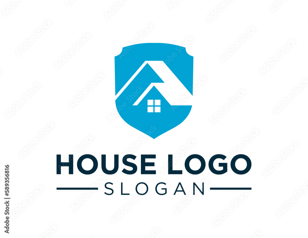 Logo design about House on white background. created using the ...