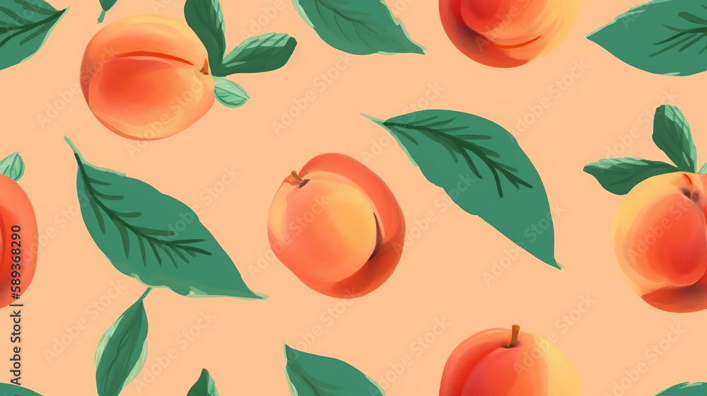 Peaches texture background, peaches wallpaper Stock Illustration ...