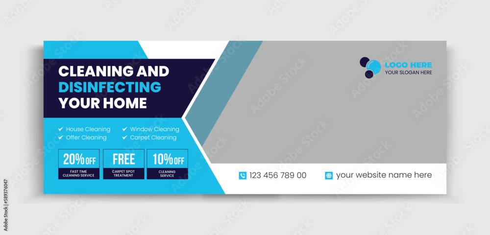 Cleaning Service facebook cover | Professional business facebook cover ...