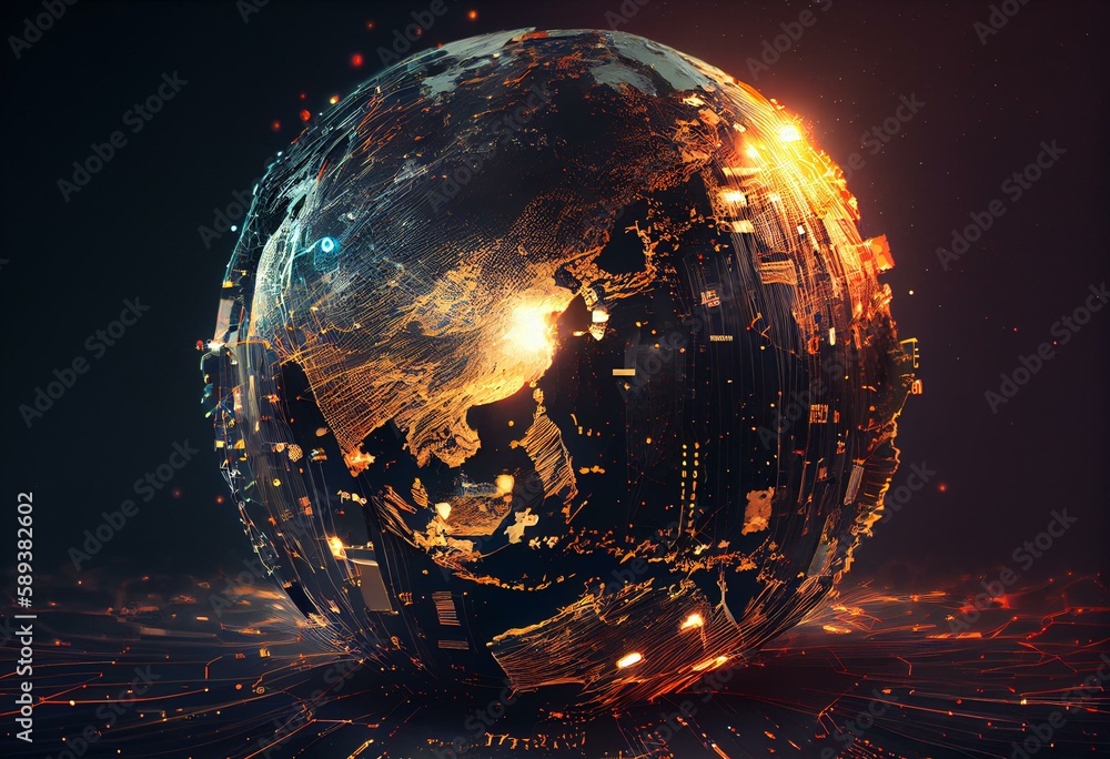 Globalization in the digital data network of a thousand possibilities ...