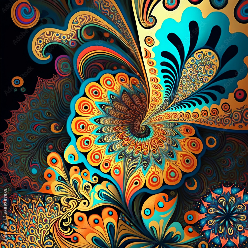 Exploring the Mind-Bending World of Psychedelic Patterns: A Visual ...