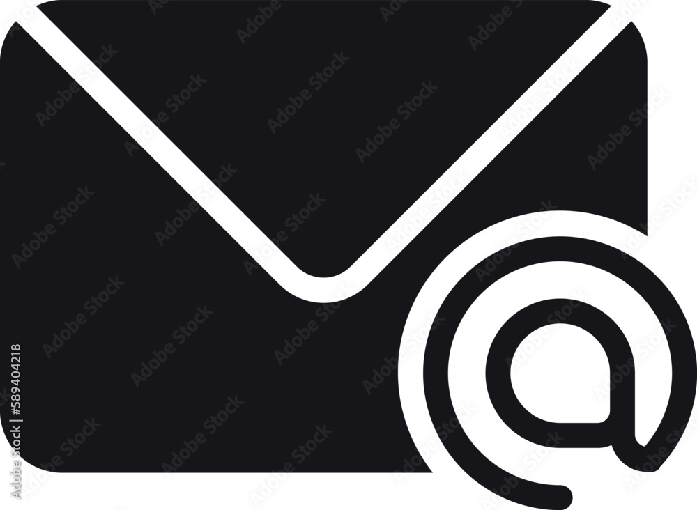 The email icon represents electronic mail, which is used to send ...