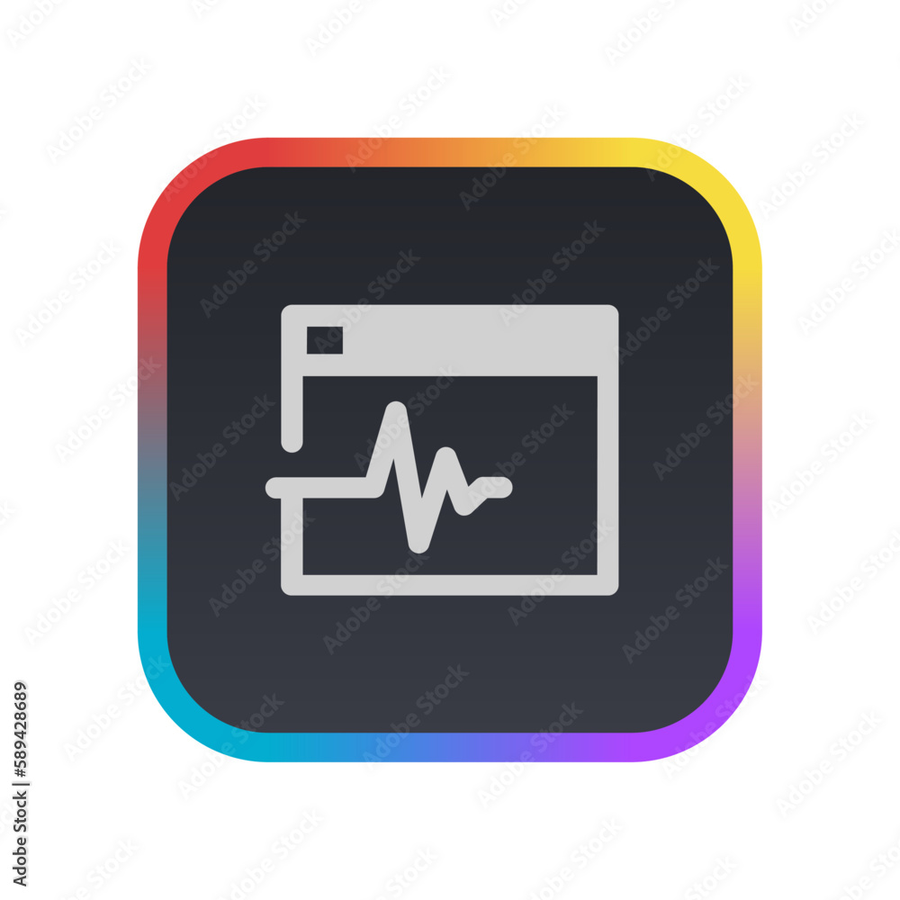Site Analysis - Pictogram (icon) Stock Vector | Adobe Stock