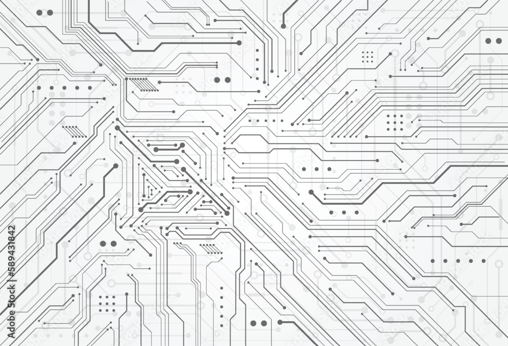 Abstract digital background with technology circuit board texture ...
