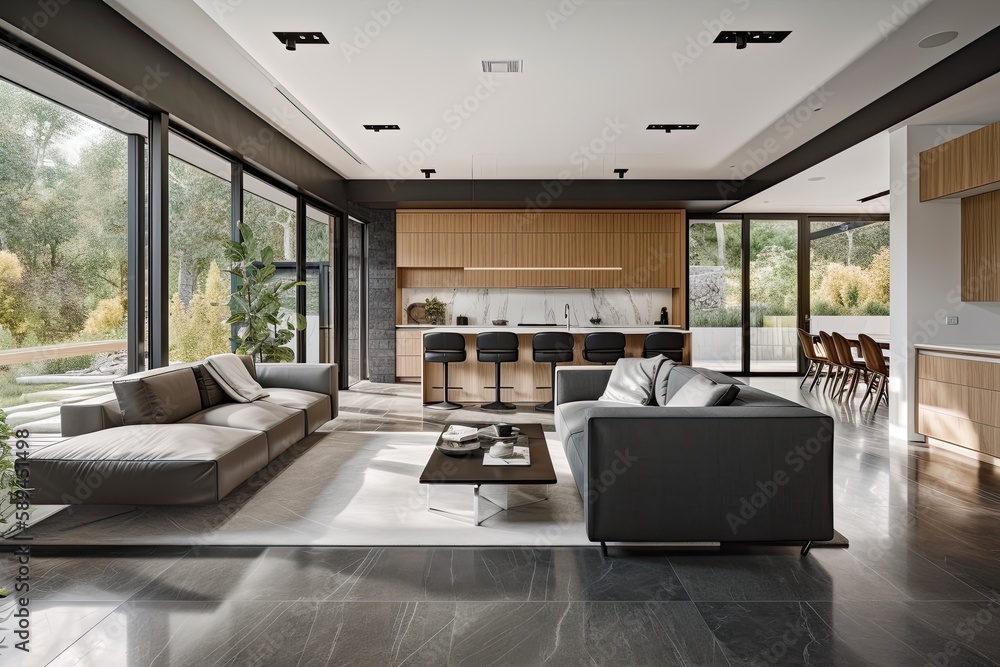 Openconcept living Balancing space and privacy in modern, generative ...