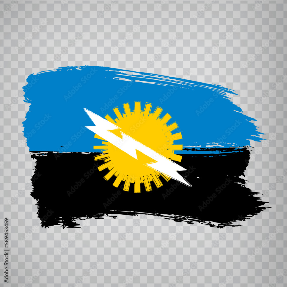 Flag of Zulia from brush strokes. Flag Zulia State of Venezuela on ...