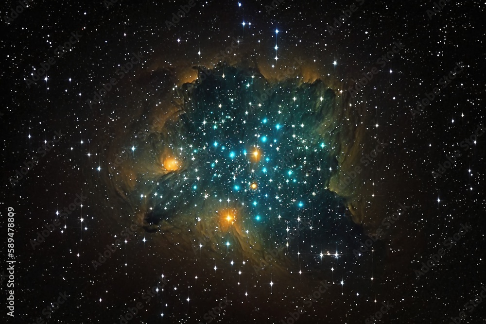 Constellation of the Water Snake, also known as Hydrus; seen in the ...