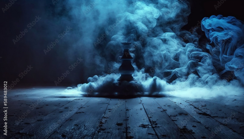 immerse yourself in an ethereal world: empty dark stage transformed ...