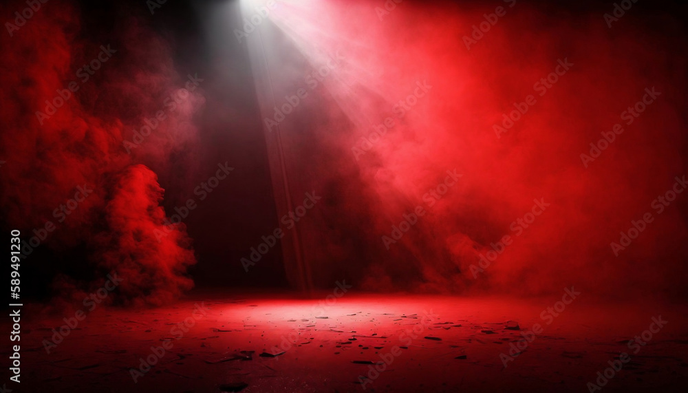 immerse yourself in an ethereal world: empty dark stage transformed ...