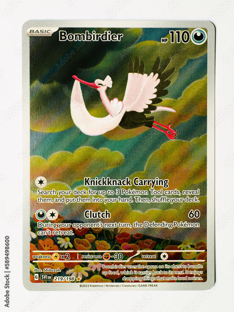 Hamburg, Germany - 01042023: photo of the English pokemon illustration ...