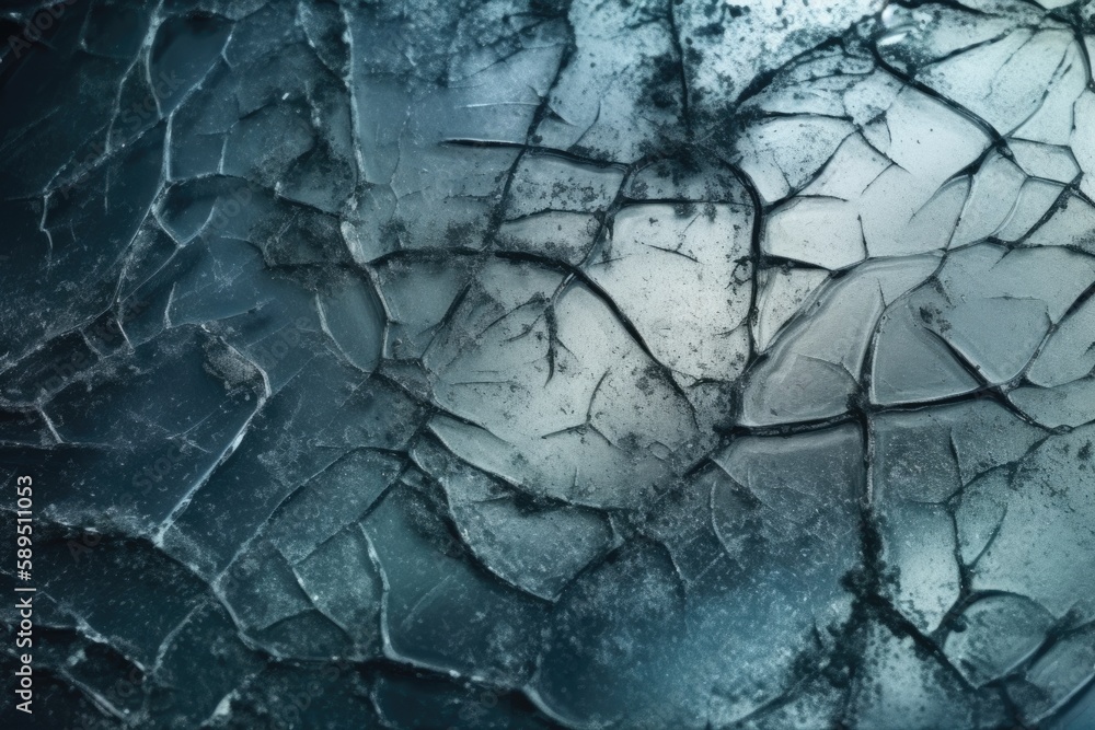 Cracked Ice Texture. Frozen background texture. Stock Illustration ...
