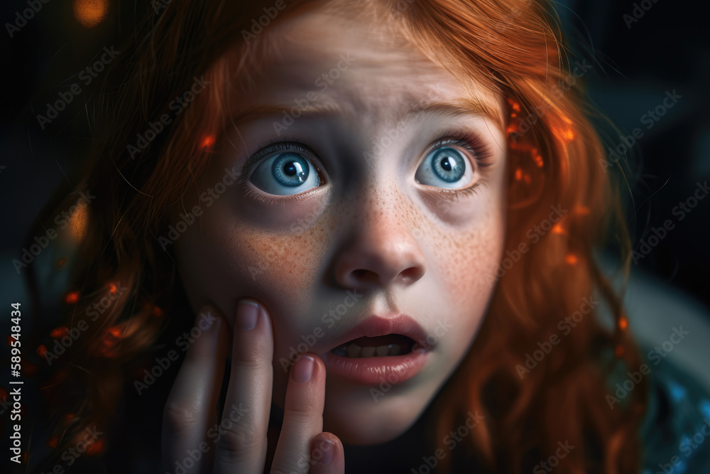 Surprised, astonished, stunned, shocked, startled or amazed face ...