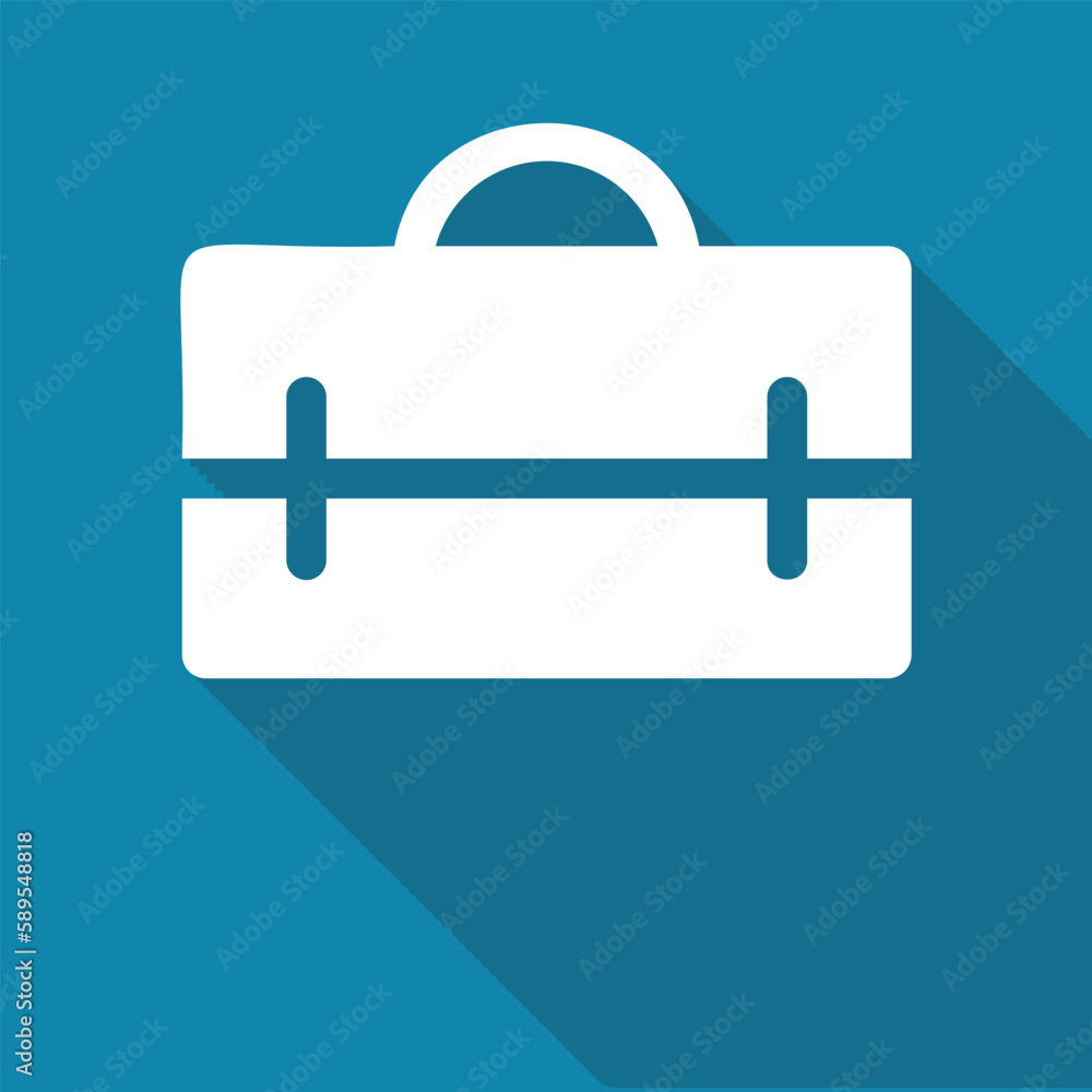 briefcase icon vector in 3d looking, business bag icon, portfolio ...