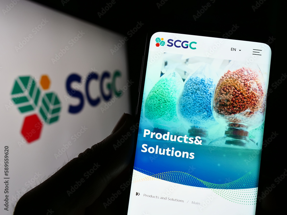 Stuttgart, Germany - 03-31-2023: Person holding cellphone with webpage ...