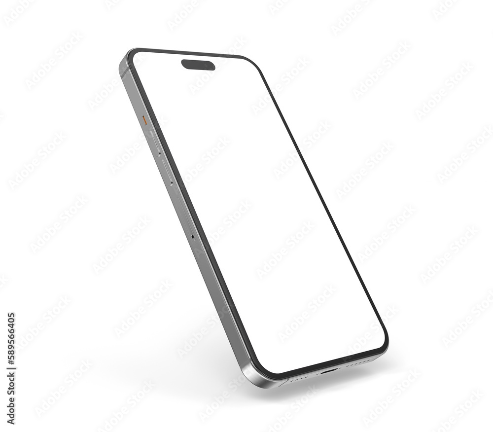 Smartphone realistic 3d render illustration with transparent background ...