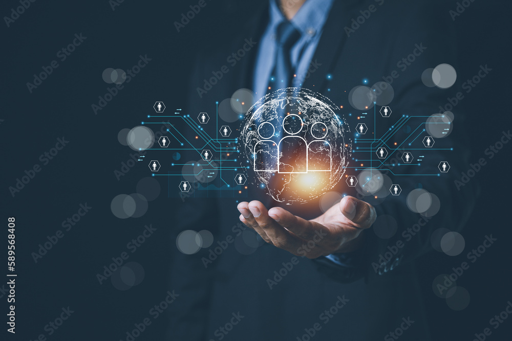 HR Human resources Recruitment Team Staff management Business concept ...