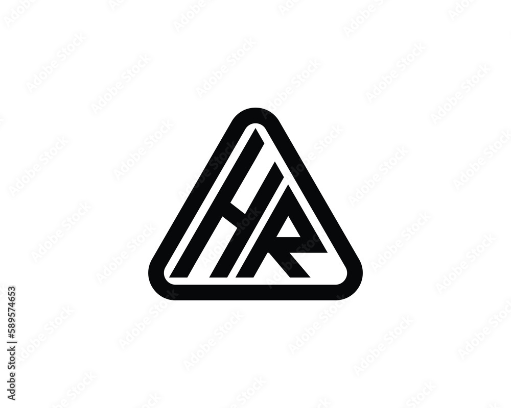 HR logo design vector template Stock Vector | Adobe Stock