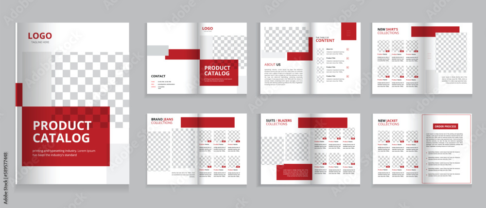 Multipurpose Product catalog design or company furniture product ...