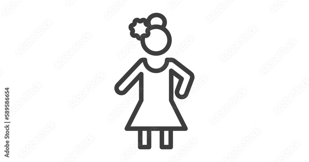 costa rica icon. Thin line costa rica icon from people and relation ...