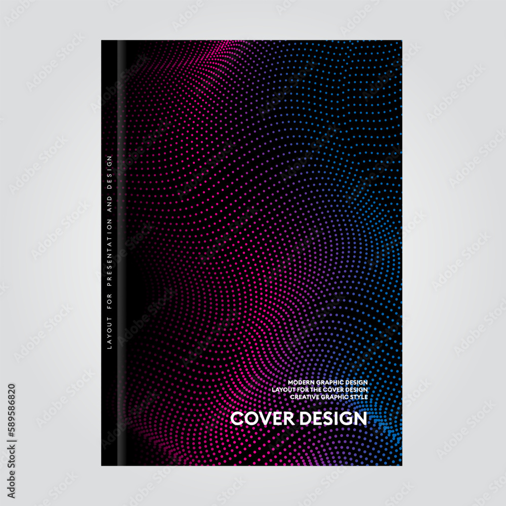 Cover design for presentations and advertising, creative layout of ...
