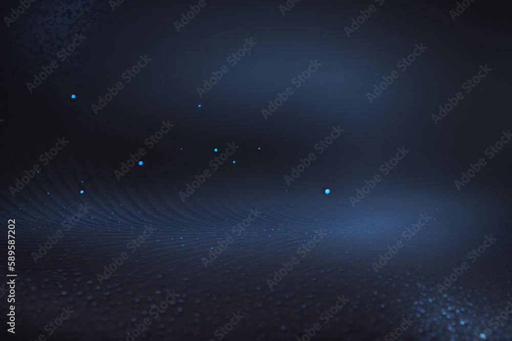 Abstract Fantasy: Dark Blue Texture with Spin and Particle Effects ...