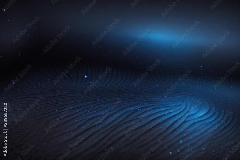 Abstract Fantasy: Dark Blue Texture with Spin and Particle Effects ...