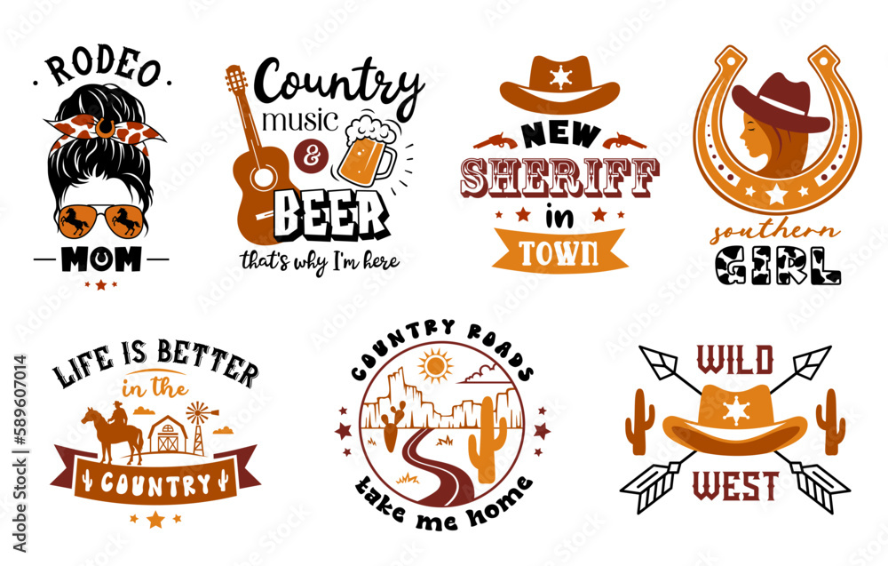 Coffee sign with quotes. Set of coffee symbols or badge. Funny cafe ...