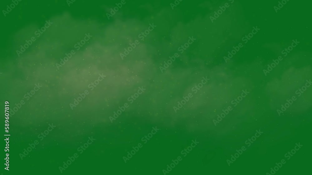 Dust and sand green screen, Abstract technology, science, engineering ...