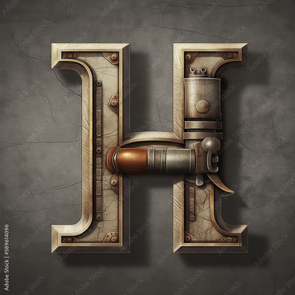 gun, steampunk, alphabet, a, b, c d, f, g, h, j, k, l, m, n, p, q, r, s ...
