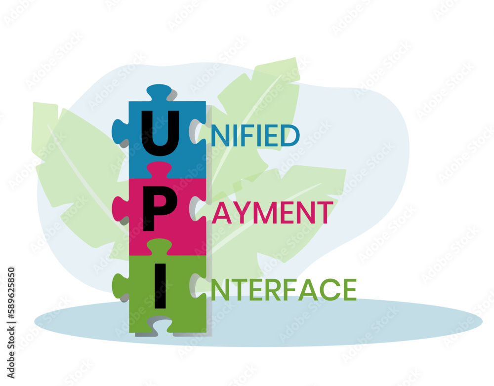 Vecteur Stock upi unified payment interface. business concept. Vector ...