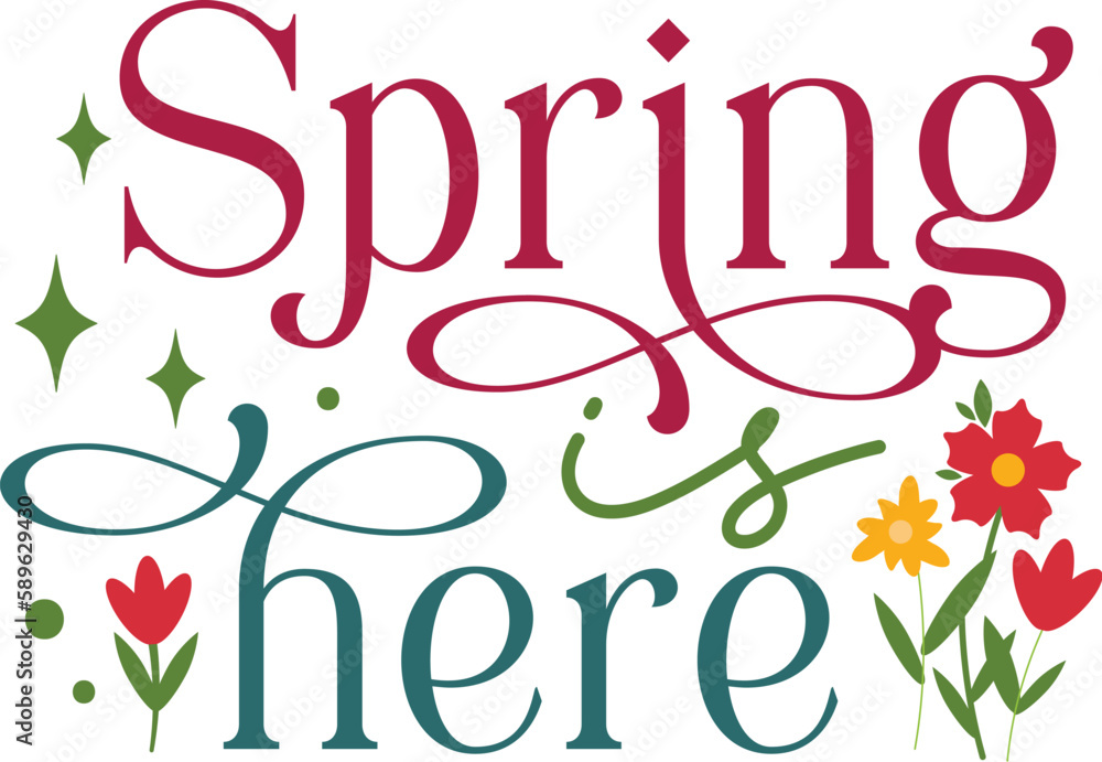 Vetor de Spring svg,Spring svg bundle, Easter svg, Welcome spring svg ...