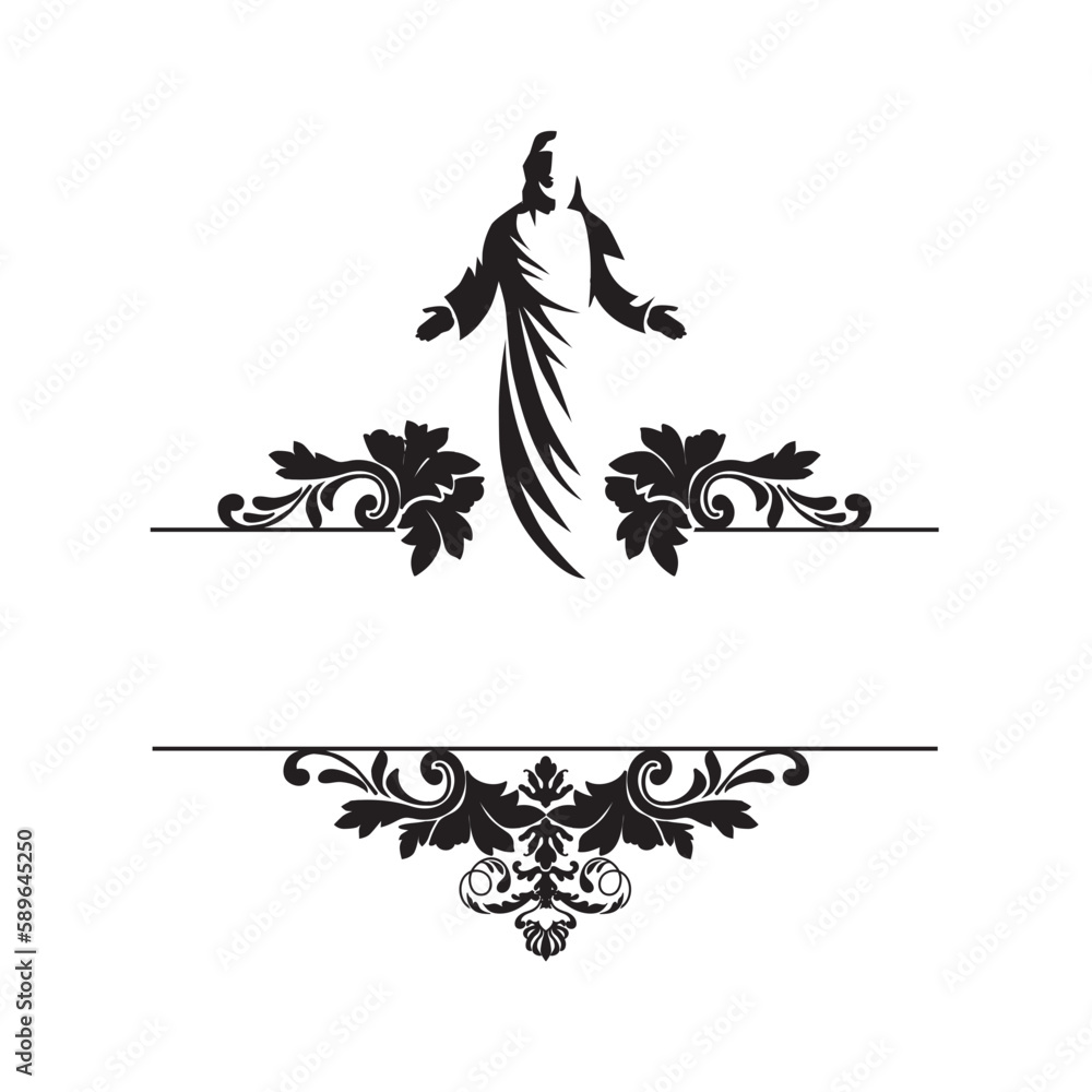 Jesus Christ, son of God. vector Stock Vector | Adobe Stock
