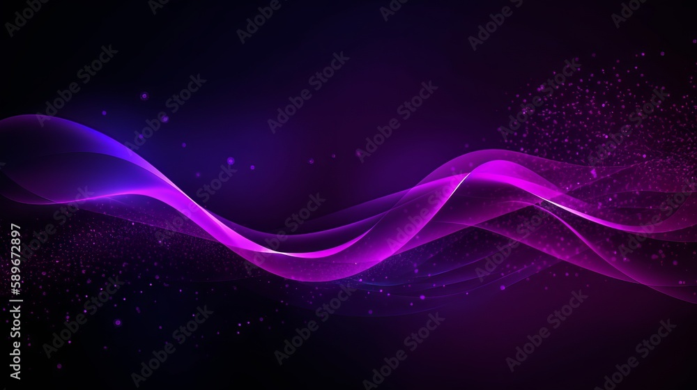 An abstract background of purple and black swirls and shapes ...